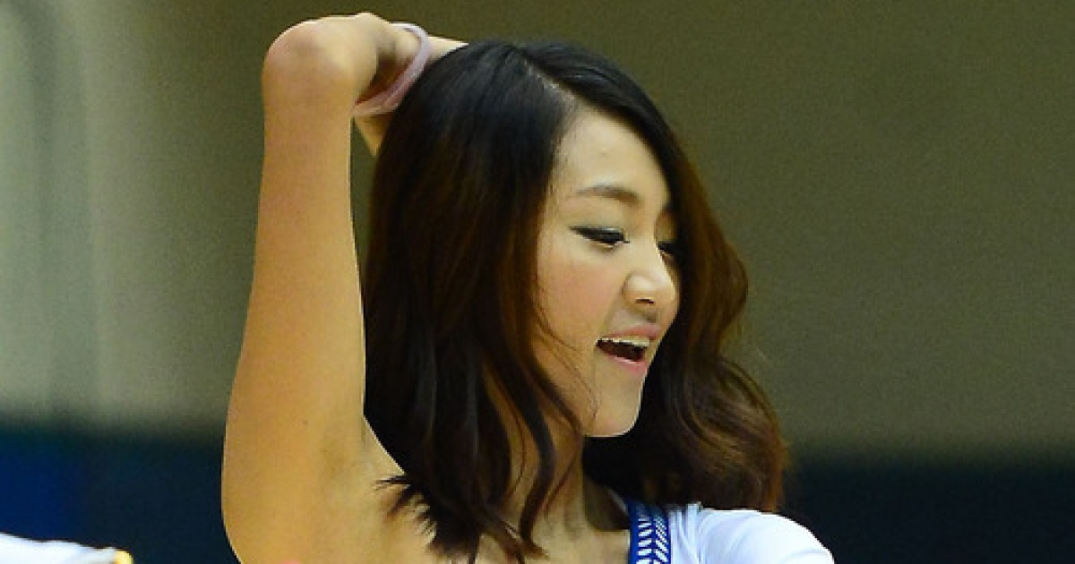 [사진]KDB생명 치어리더,'더 섹시하게!'