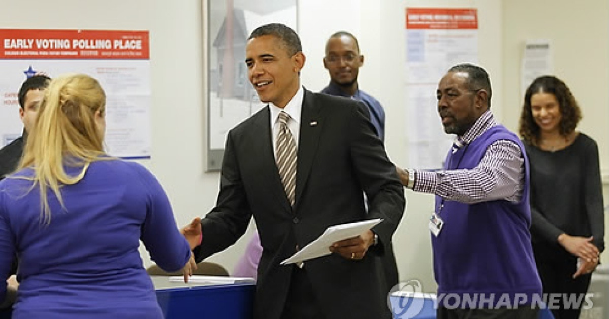USA ELECTIONS OBAMA EARLY VOTE