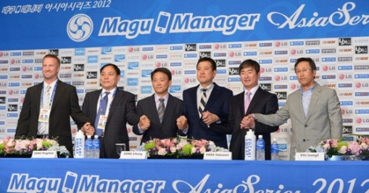 KBO, 2012 아시아시리즈 최종 엔트리 발표