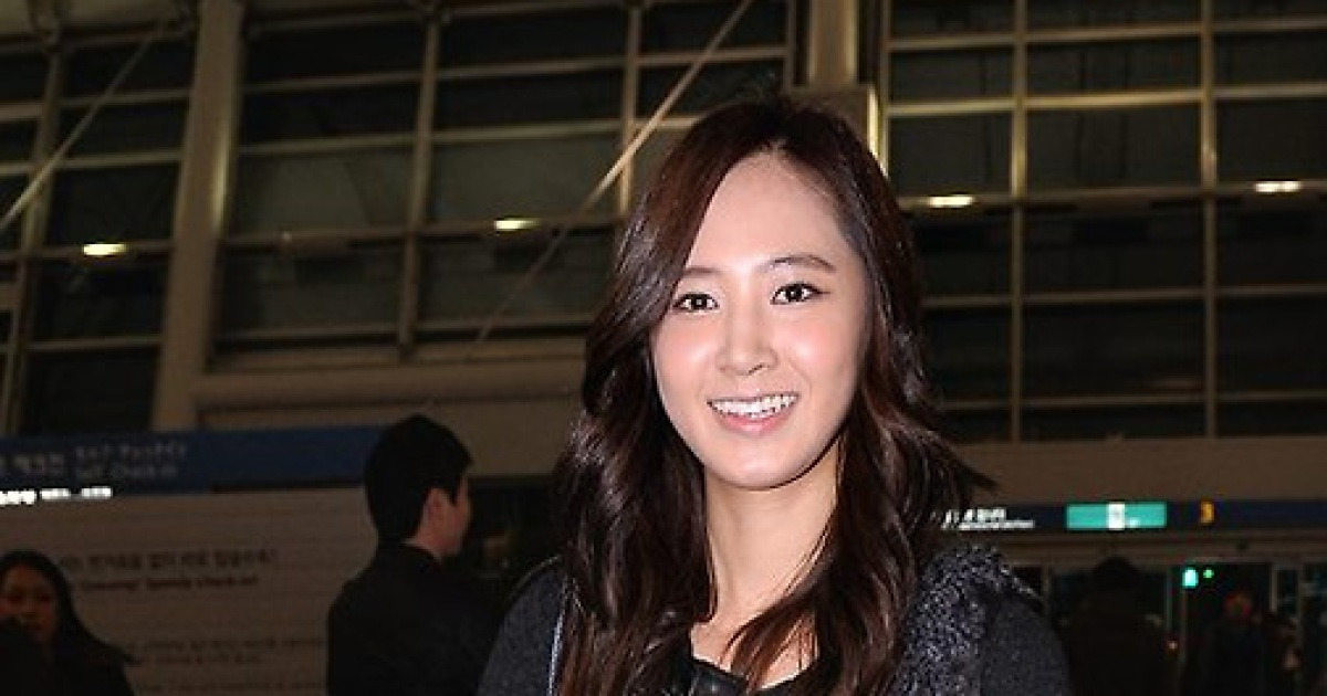 [포토]'올블랙' 유리, 시크한 공항패션