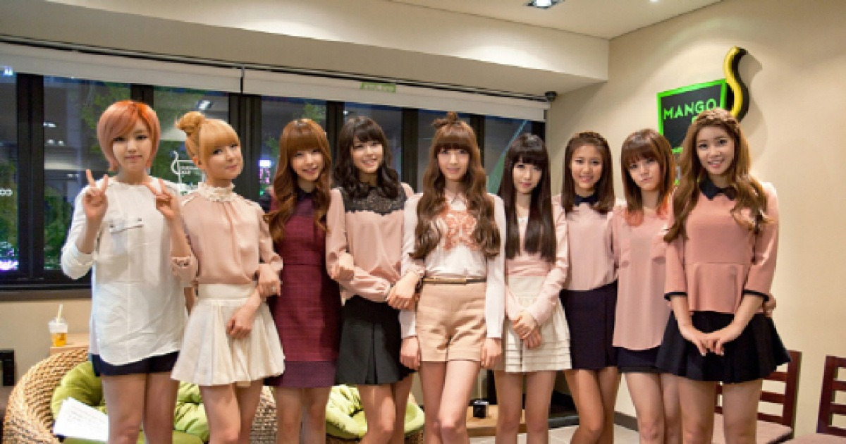 AOA 멤버들 속 '숨은 주니엘 찾기' 눈길