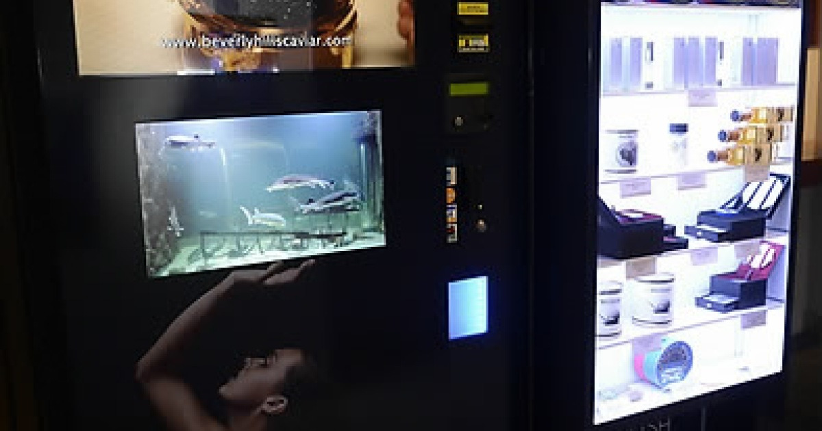USA GASTRONOMY CAVIAR VENDING MACHINE