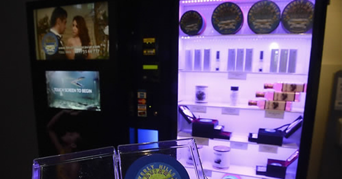 USA GASTRONOMY CAVIAR VENDING MACHINE