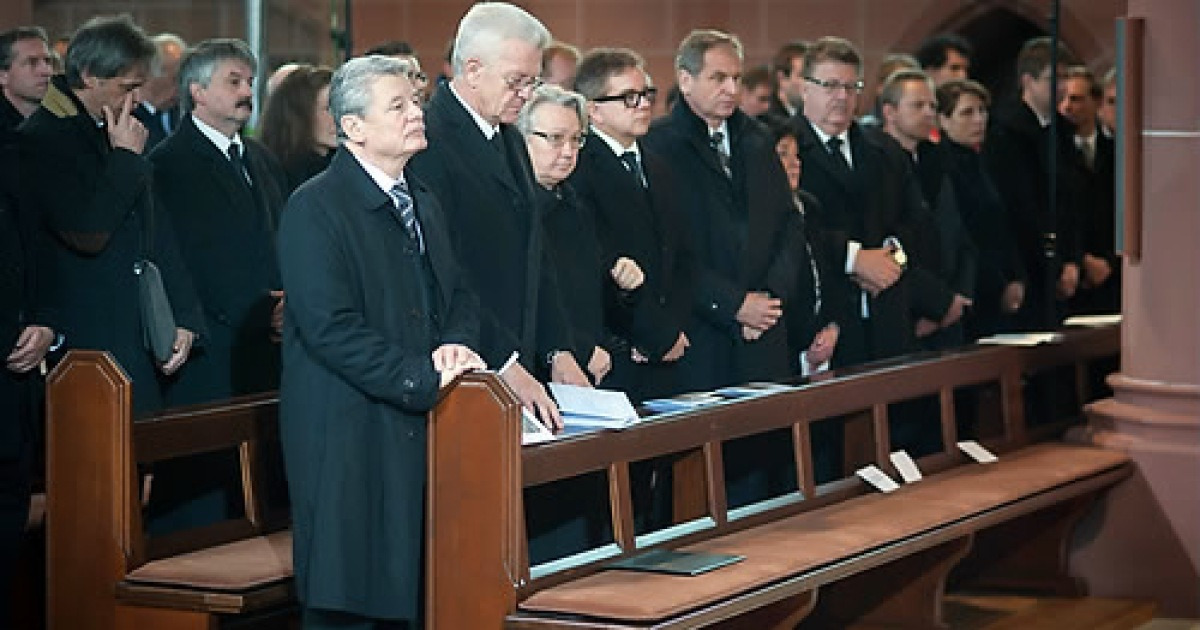 GERMANY DISASTERS FUNERAL