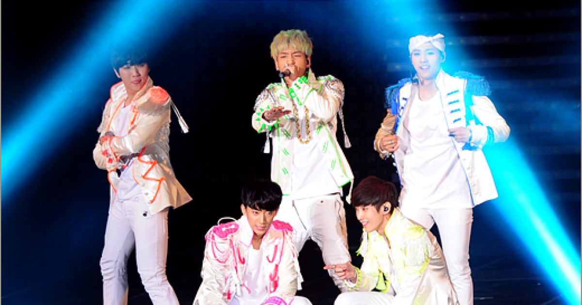 [MD포토] B1A4 '역사적인 첫 콘서트다'