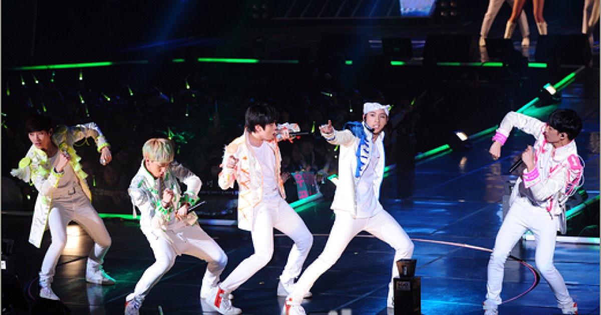 [MD포토] B1A4 '우리만의 무대 즐겨볼까'