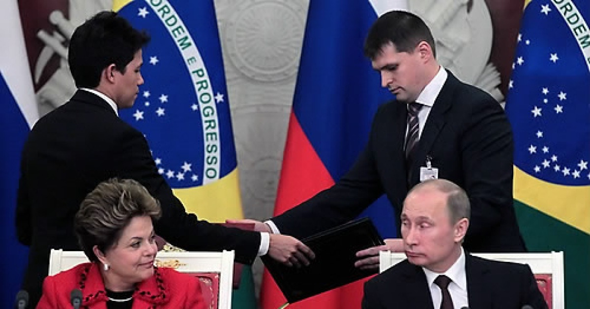 RUSSIA BRAZIL DIPLOMACY ROUSSEFF VISIT