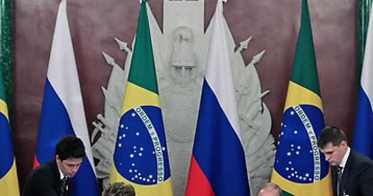 RUSSIA BRAZIL DIPLOMACY ROUSSEFF VISIT