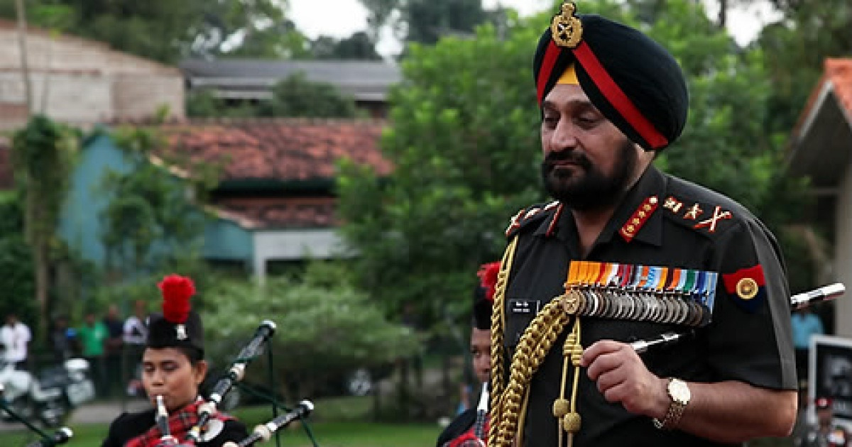 SRI LANKA INDIAN ARMY COMMANDER VISIT