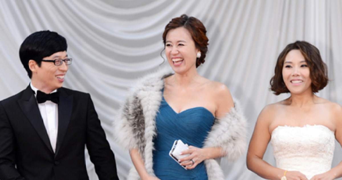 [TD영상] 유재석·박미선·신봉선 '해투' MC군단 (KBS 연예대상)