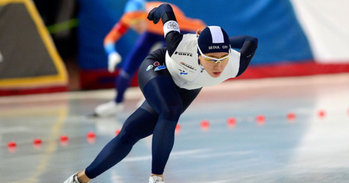 이상화, 스프린트선수권 女 500m 2차 레이스도 1위