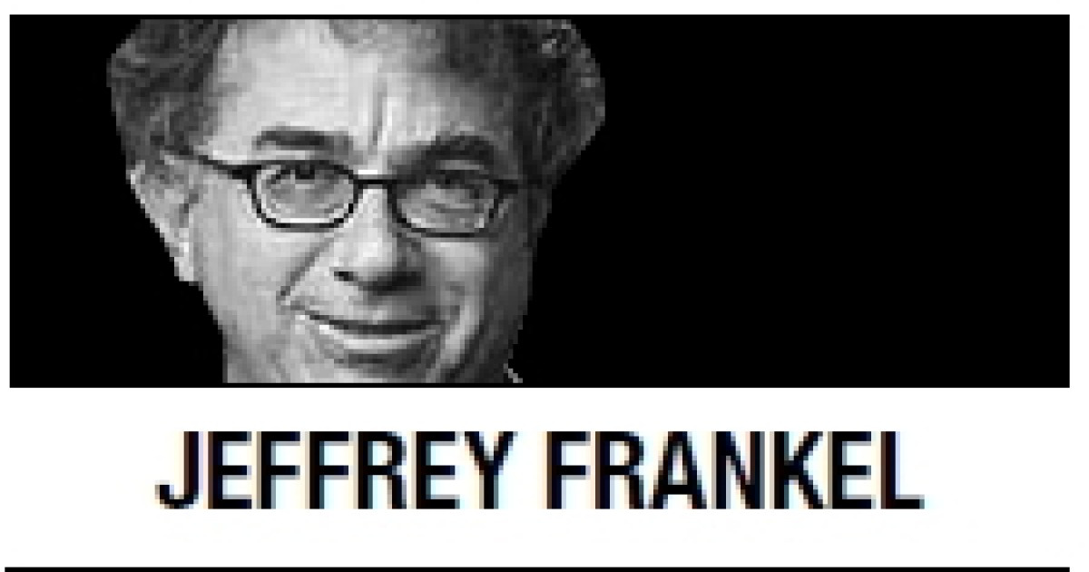 [Jeffrey Frankel] Time to establish nominal GDP growth targets