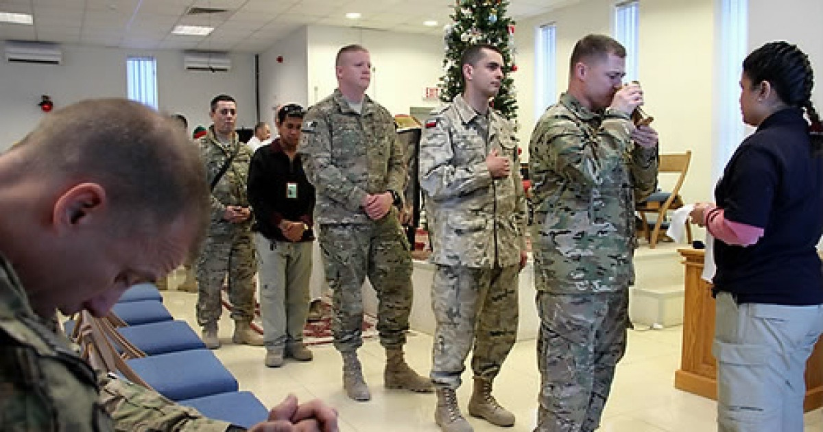 AFGHANISTAN CHRISTMAS NATO SOLDIERS CELEBRATE