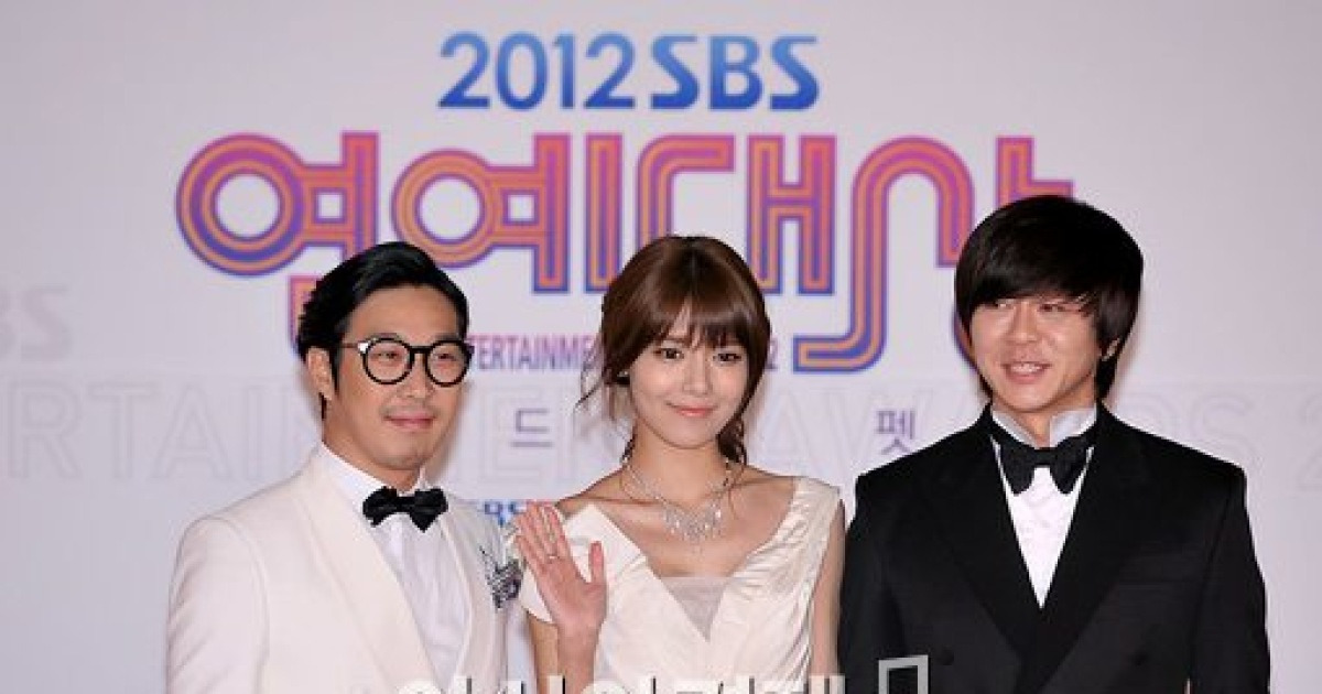 [포토]'2012 SBS 연예대상 3MC' 하하-수영-윤도현