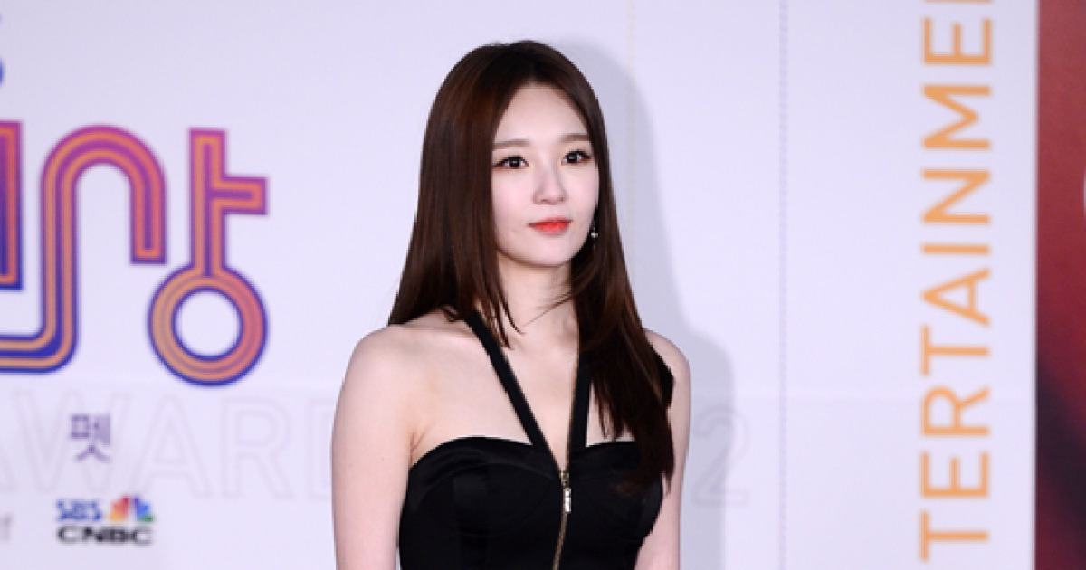 [TD포토] 강민경 '지퍼 하나에 의존한 드레스' (SBS 연예대상)