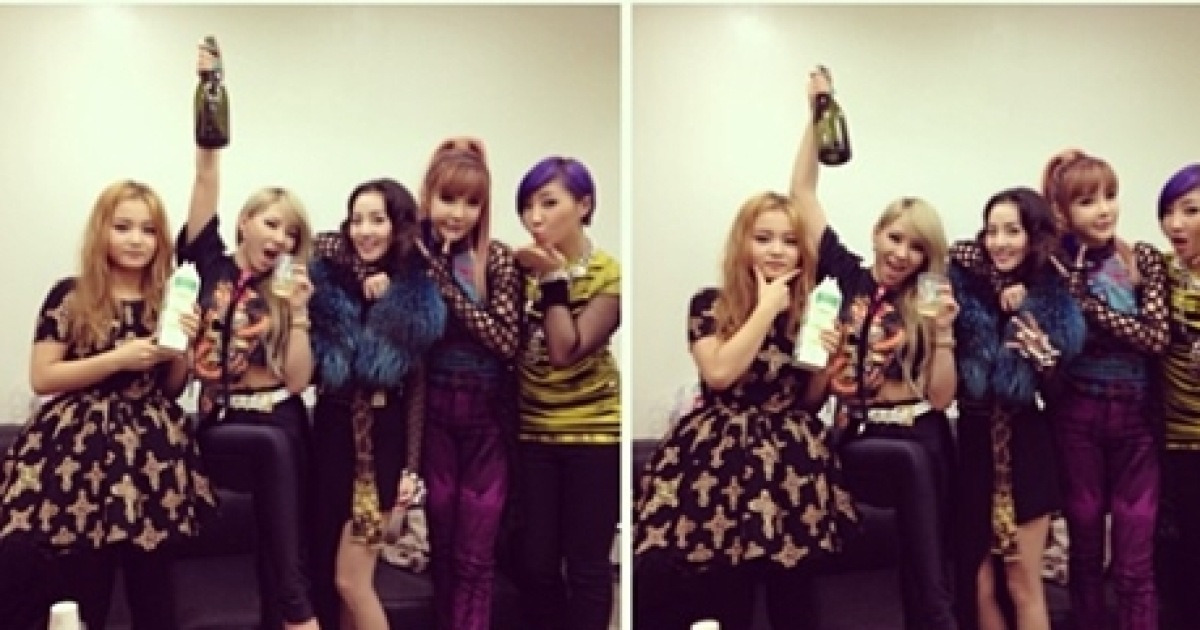 이하이 2NE1, 우유와 샴페인도 위화감 없어 "멋진 언니들 포스"