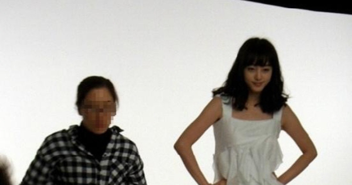 '1m68 한예슬' 스태프 기죽이는 키의 위엄