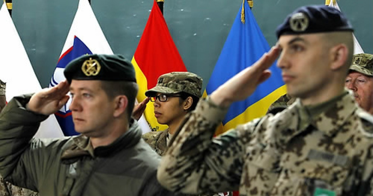 AFGHANISTAN NATO ISAF CHANGE OF COMMAND