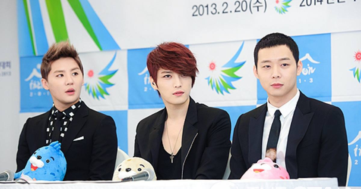 [포토] JYJ '2014인천아시아경기대회' 홍보대사 위촉!