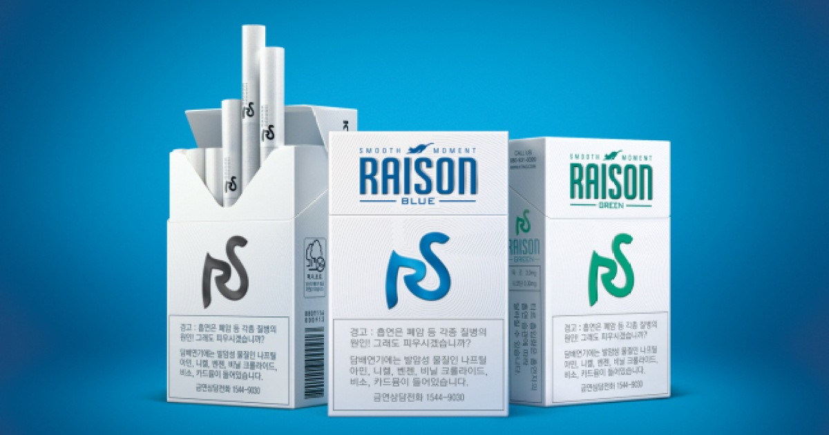 KT&G, 4세대 'RAISON' 출시