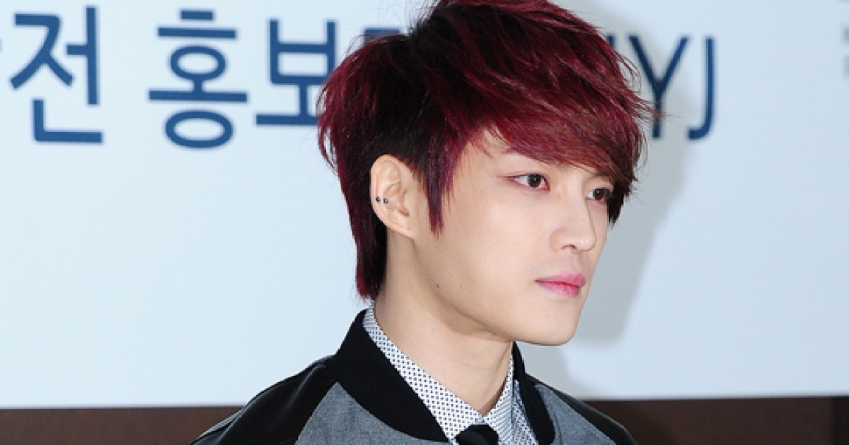 [TD포토] JYJ 김재중 '오늘 JYJ 대표로 참석'