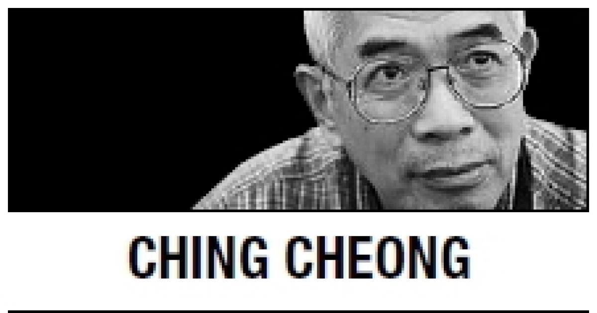 [Ching Cheong] A hard nut to crack for China