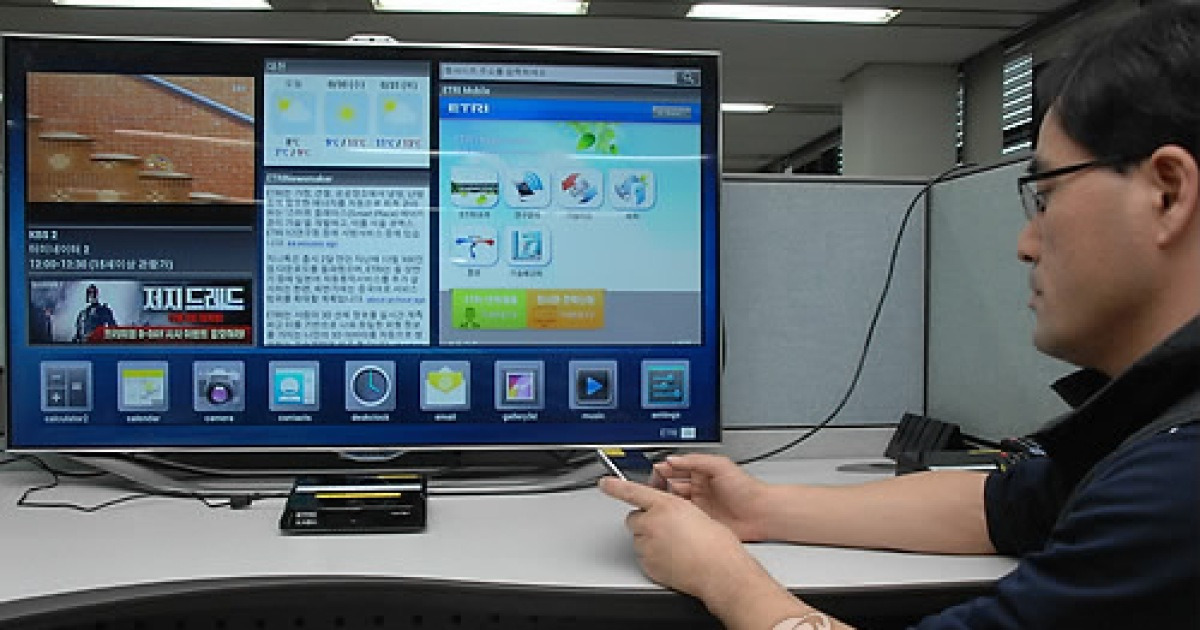 미 전시회에 선보일 ETRI 스마트TV 기술