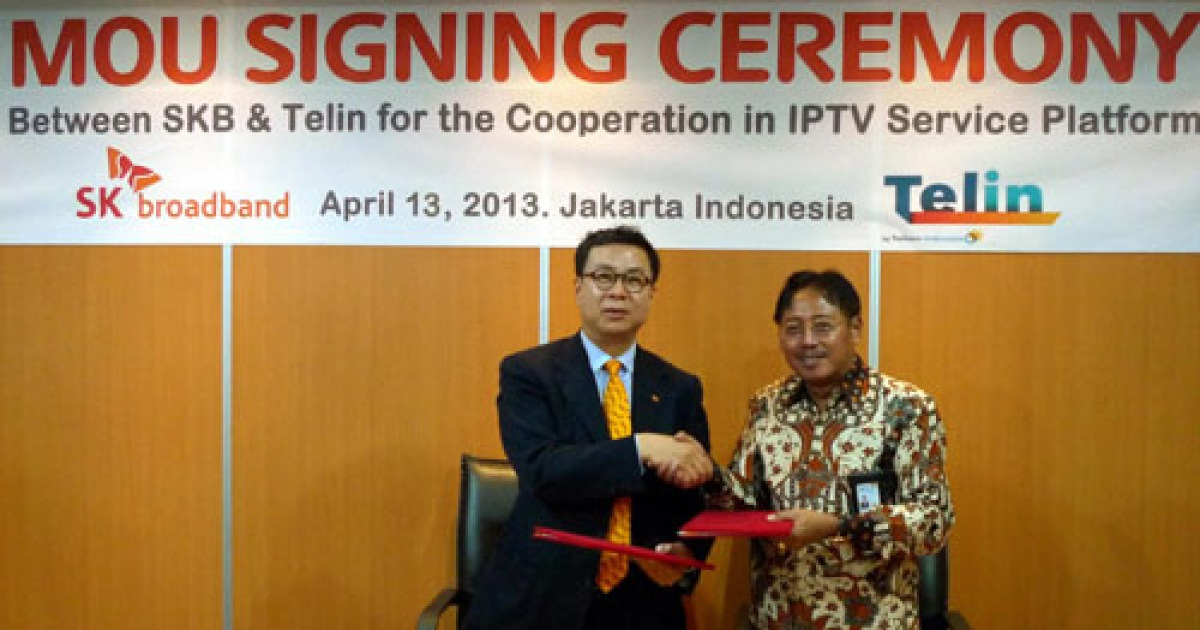 SK브로드밴드, 모바일 IPTV 플랫폼 인니 최대 이통사에 공급