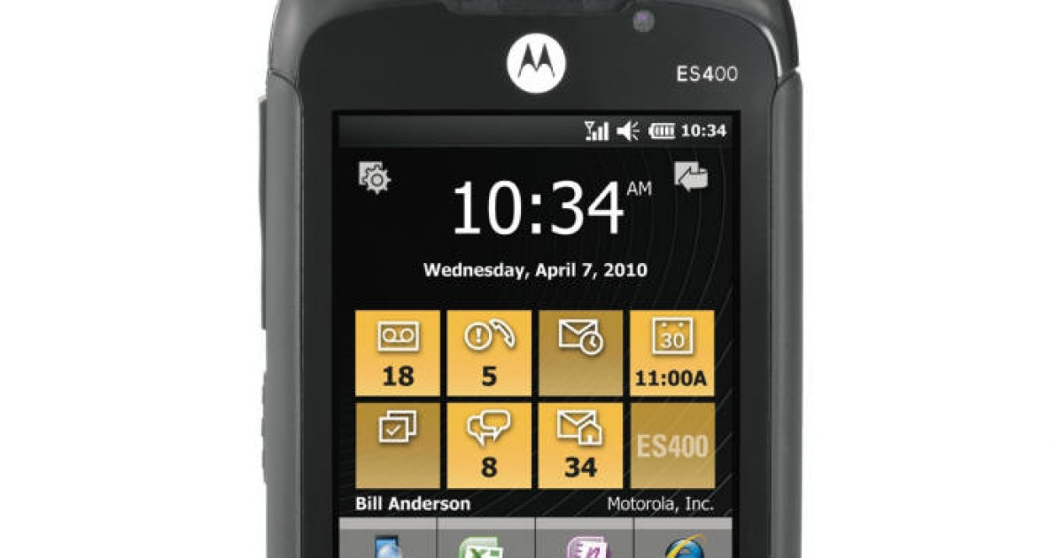 모토로라솔루션, ES400 기업용 PDA 출시