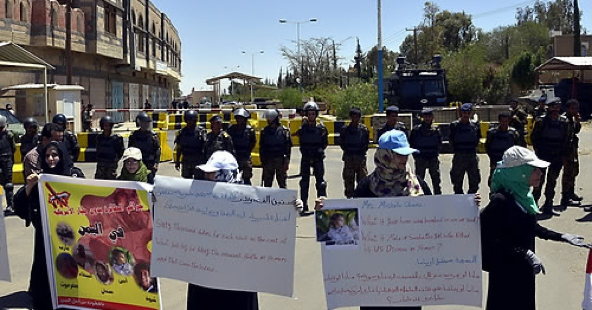 YEMEN US DRONES PROTEST