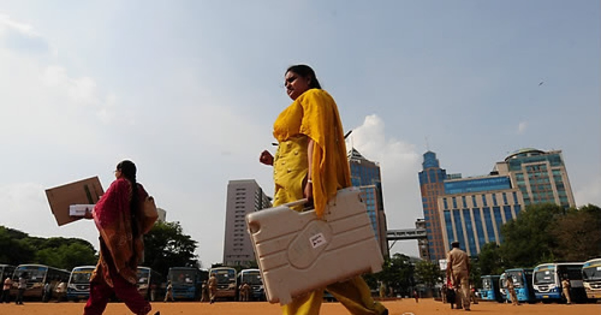 INDIA ELECTION OFFICIALS