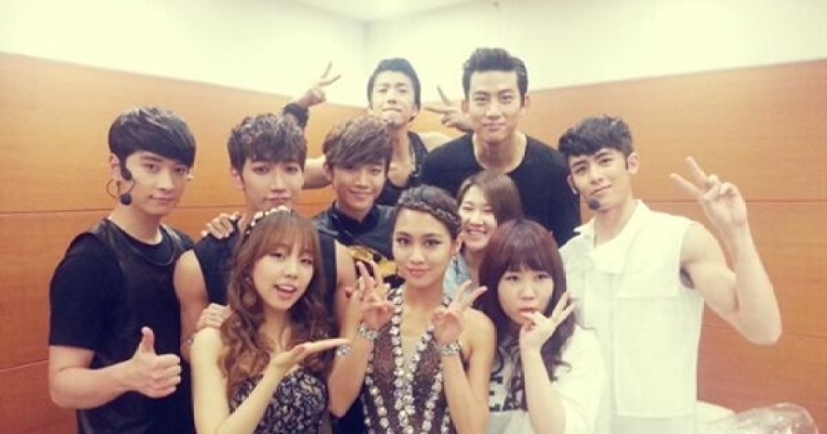 페이 '댄싱스타'에 2PM·15&·백아연..소속사 식구들 응원방문