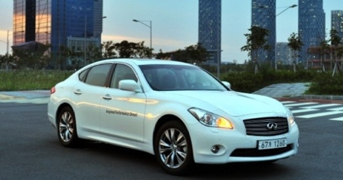 [시승기]인피니티 M30d..'뛰어난 주행성능' 돋보이네