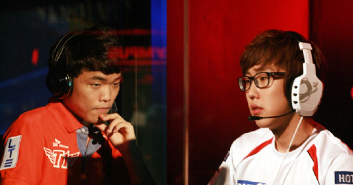 SKT T1 #2 vs MVP 오존, '롤챔스' 4강 초반 1-1 '장군멍군'