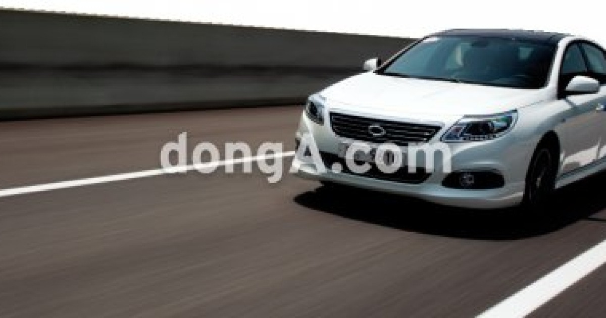 [시승기]중형 세단에 터보엔진 장착..'SM5 TCE'