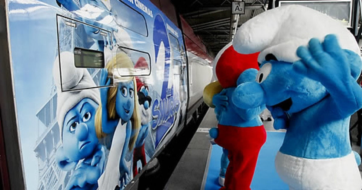 BELGIUM-BRUSSELS-GLOBAL SMURFS DAY-PEYO-THE 85TH BIRTHDAY