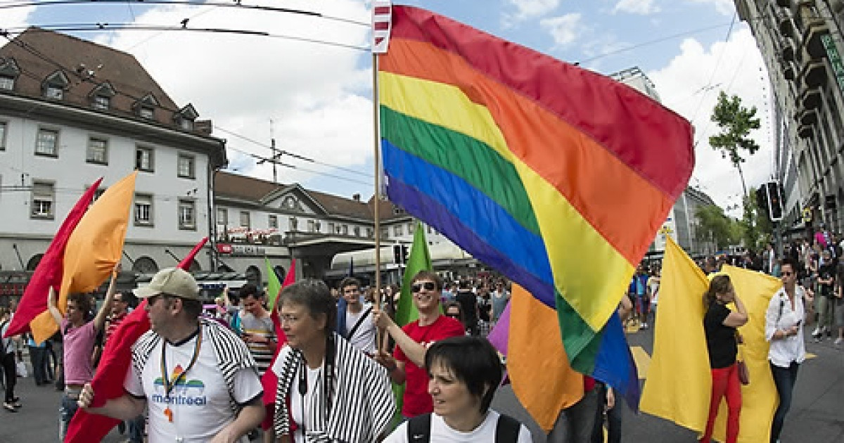 SWITZERLAND GAY PRIDE PARADE FRIBOURG