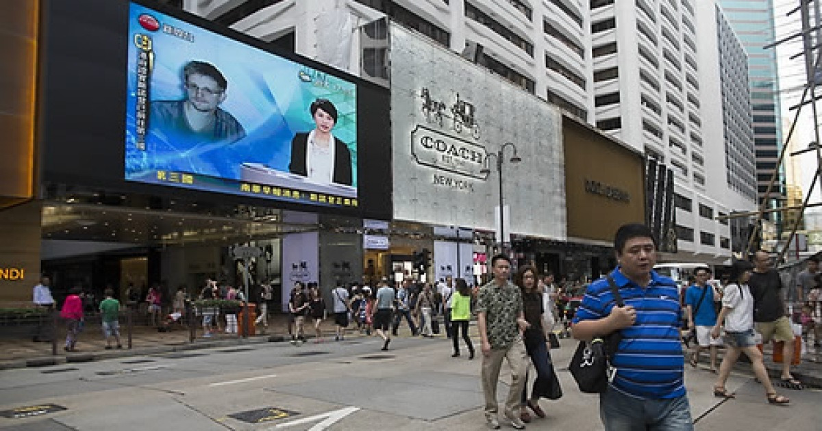 CHINA HONG KONG SNOWDEN
