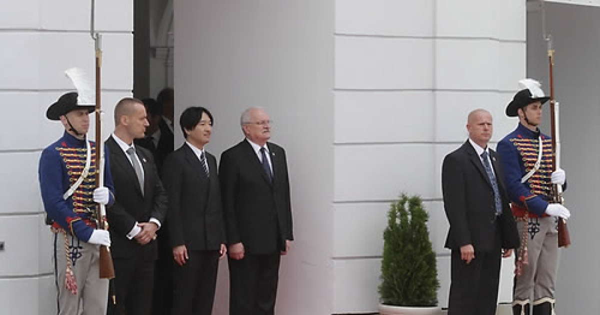 SLOVAKIA JAPAN ROYAL VISIT