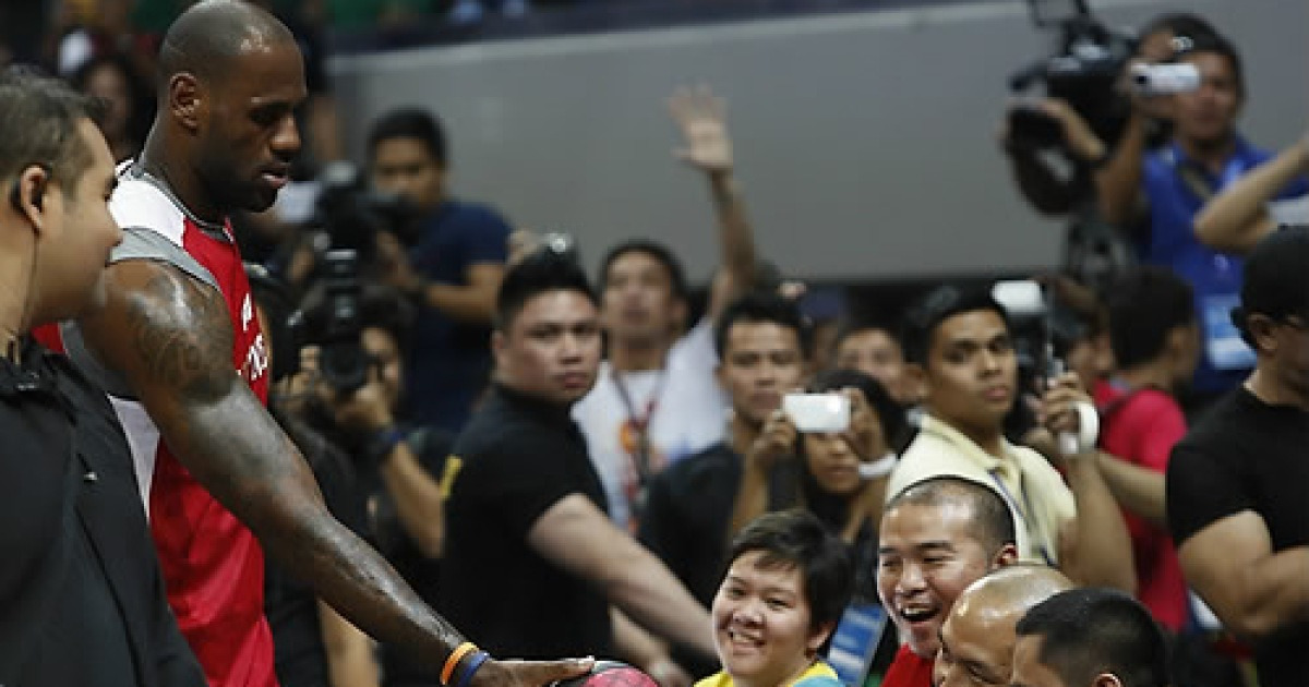 PHILIPPINES LEBRON JAMES VISIT