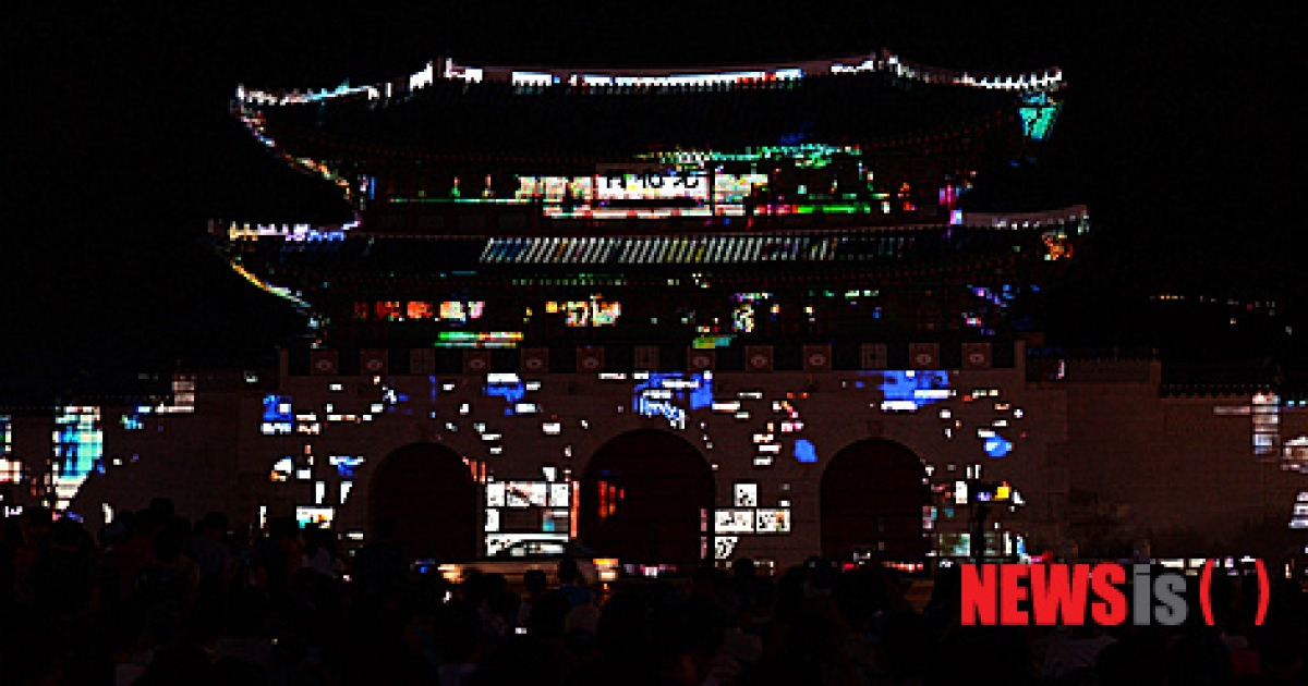 광화문, 아름다운 빛의 향연