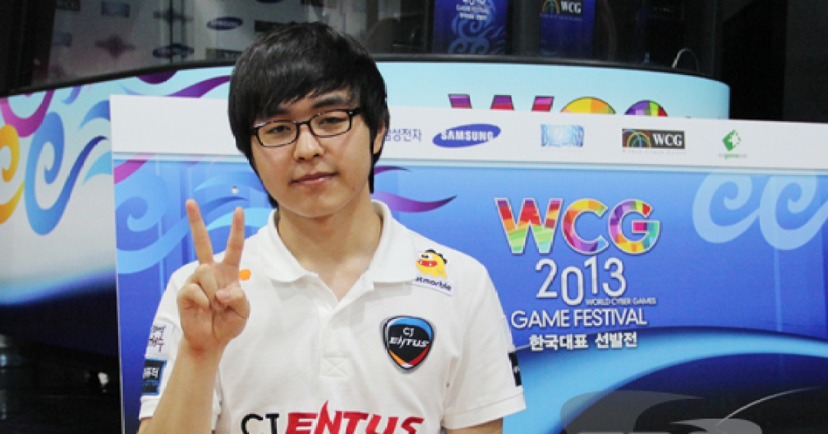 [WCG 대표선발]CJ 김정훈, "우승할 수 있도록 노력하겠다"