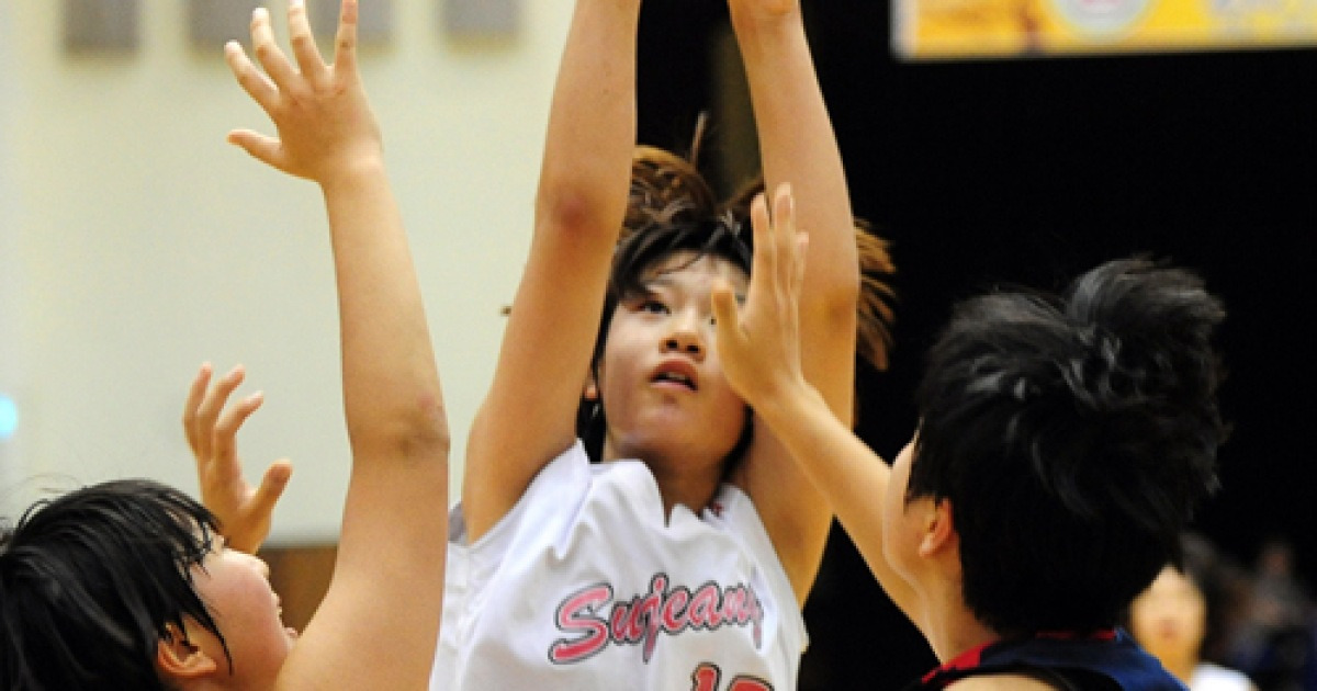 [WKBL총재배] 수정초 유승연, 제발 들어가라