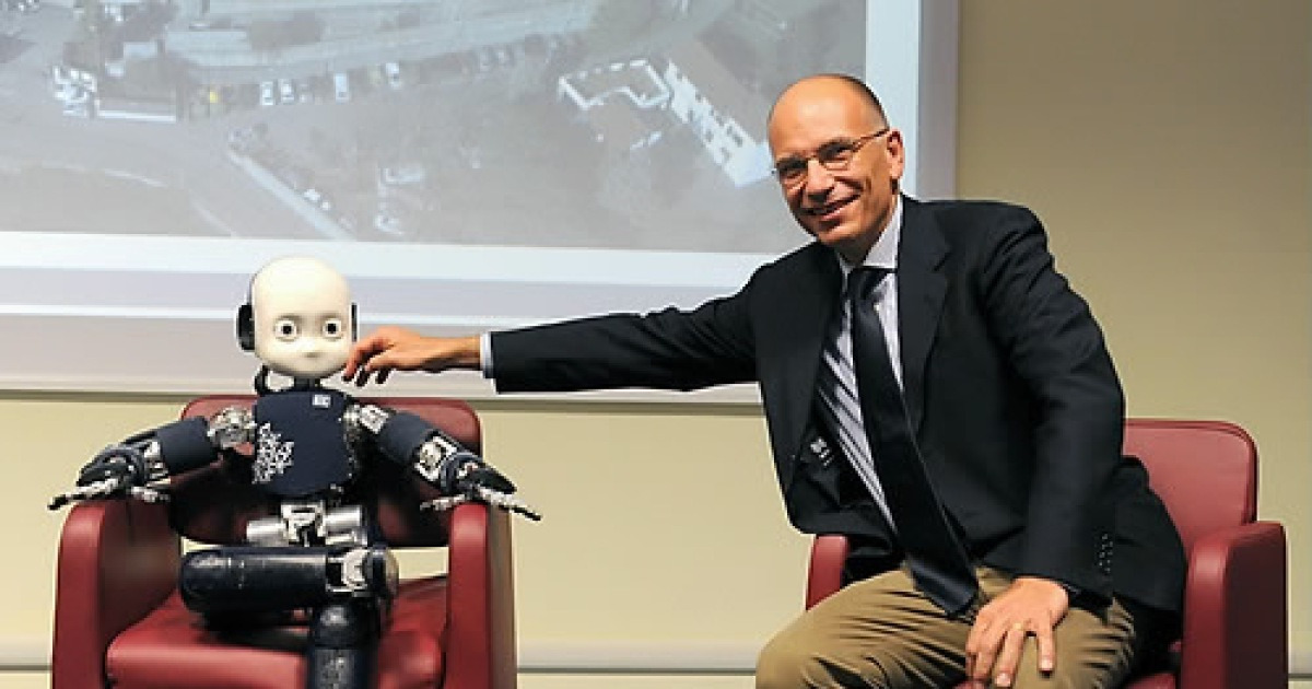 ITALY PRIME MINISTER ROBOTICS