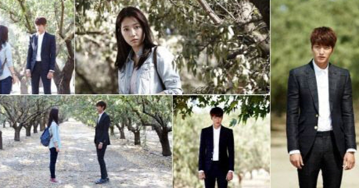 이민호·박신혜 상속자들 美 촬영 현장 공개 우비 커플