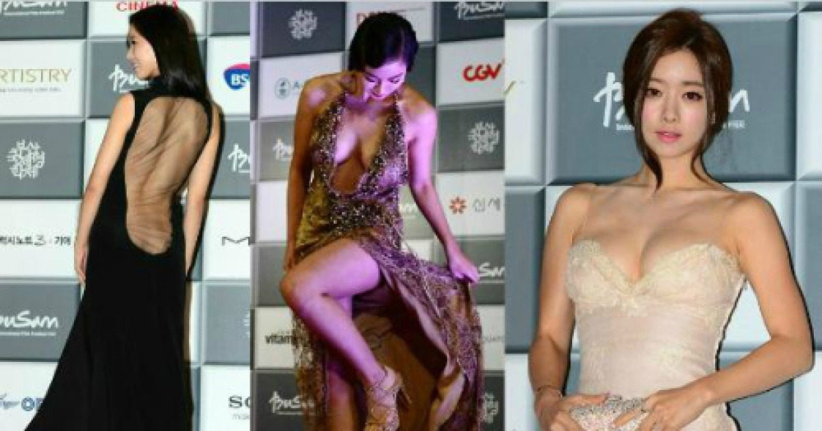 강한나 한수아 홍수아 Biff 노출 경쟁 드레스야 란제리야
