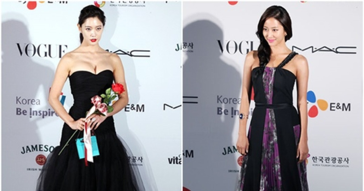 [18th BIFF] 클라라 vs 전혜빈 "몸짱 스타들, 드레스 자태도 남달라"