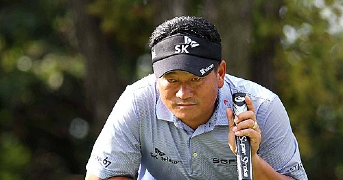 [KPGA]최경주, CJ인비테이셔널 1R 공동 82위..3연패 빨간불