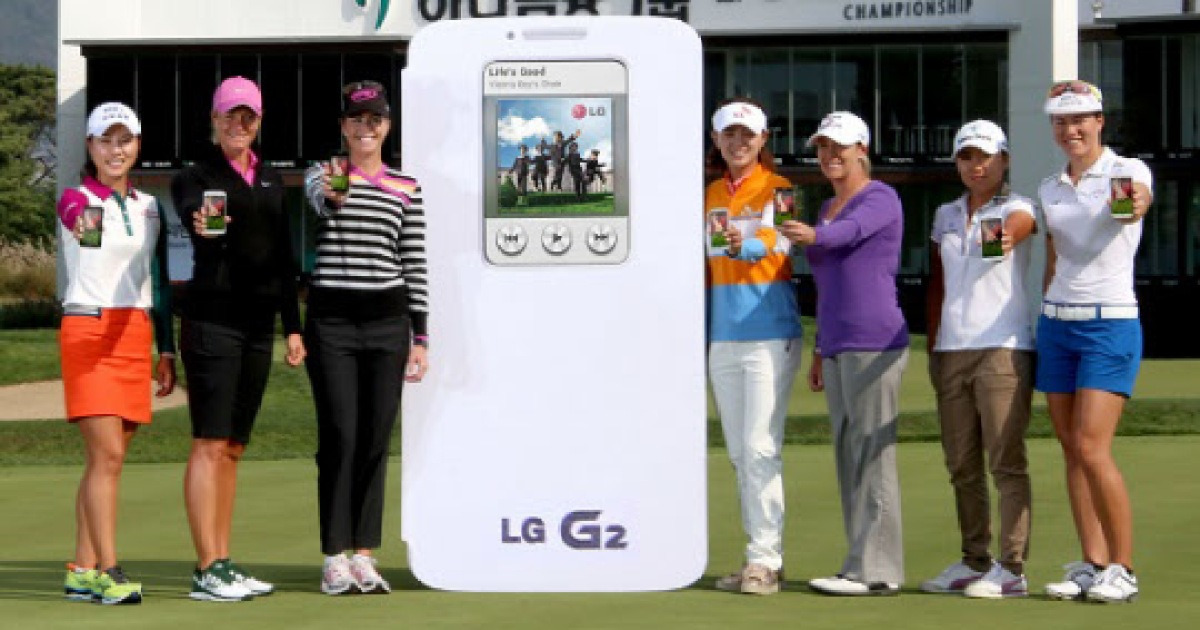 LG G2, 'LPGA 하나-외환 챔피언십' 후원