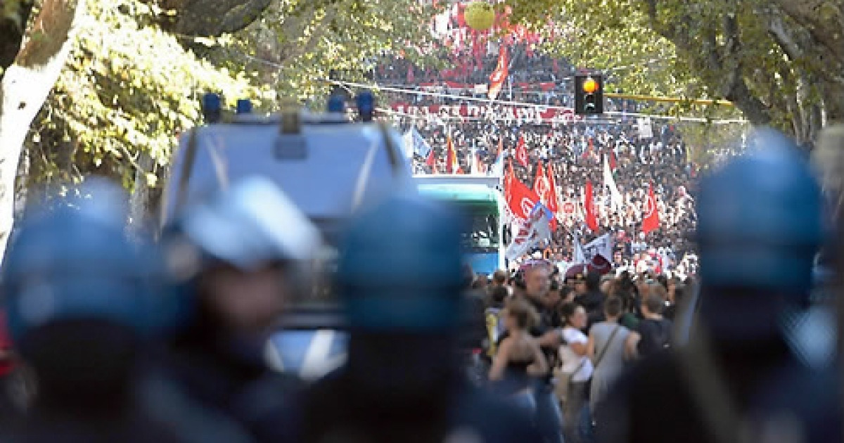ITALY ECONOMY PROTEST